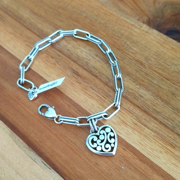 Brighton | Jewelry | Brighton Nwt Bracelet Heart Silver Brand New ...